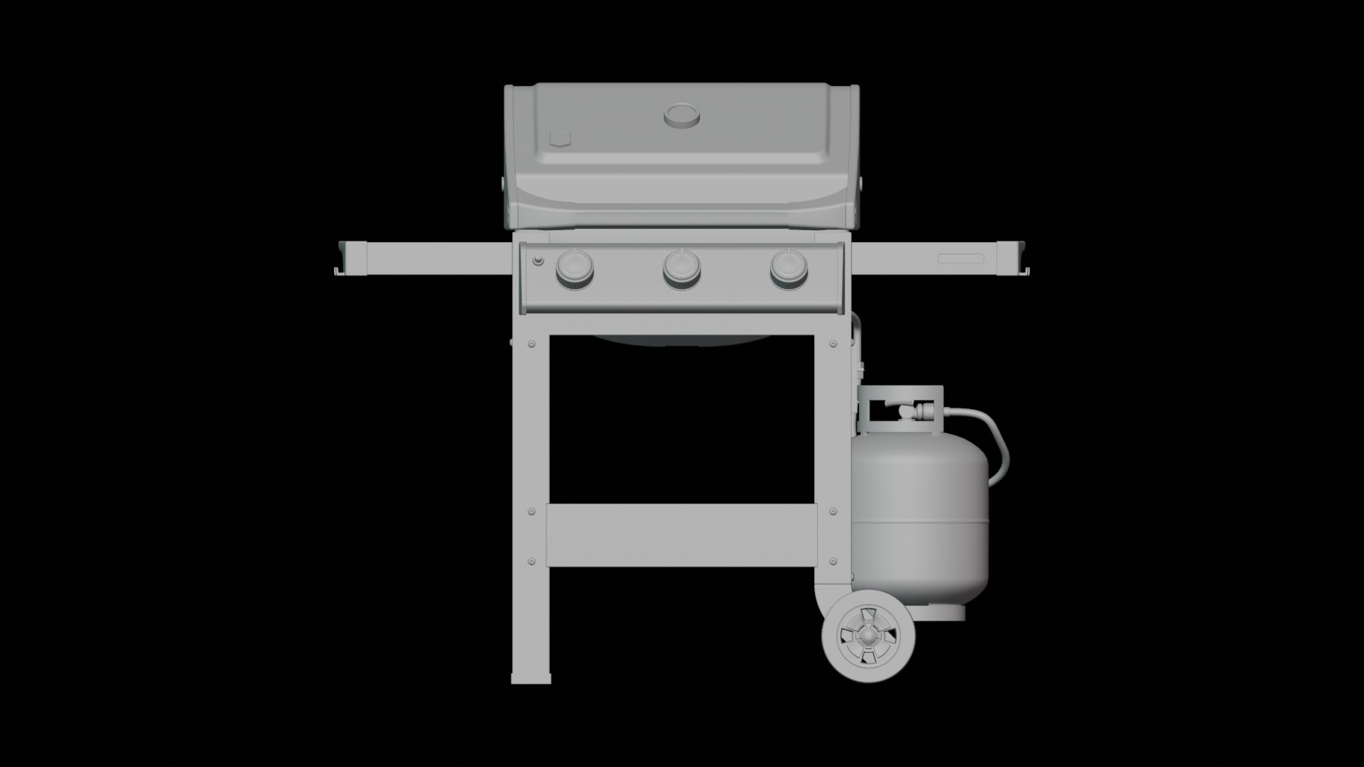 3D Propane Grill - TurboSquid 2255380