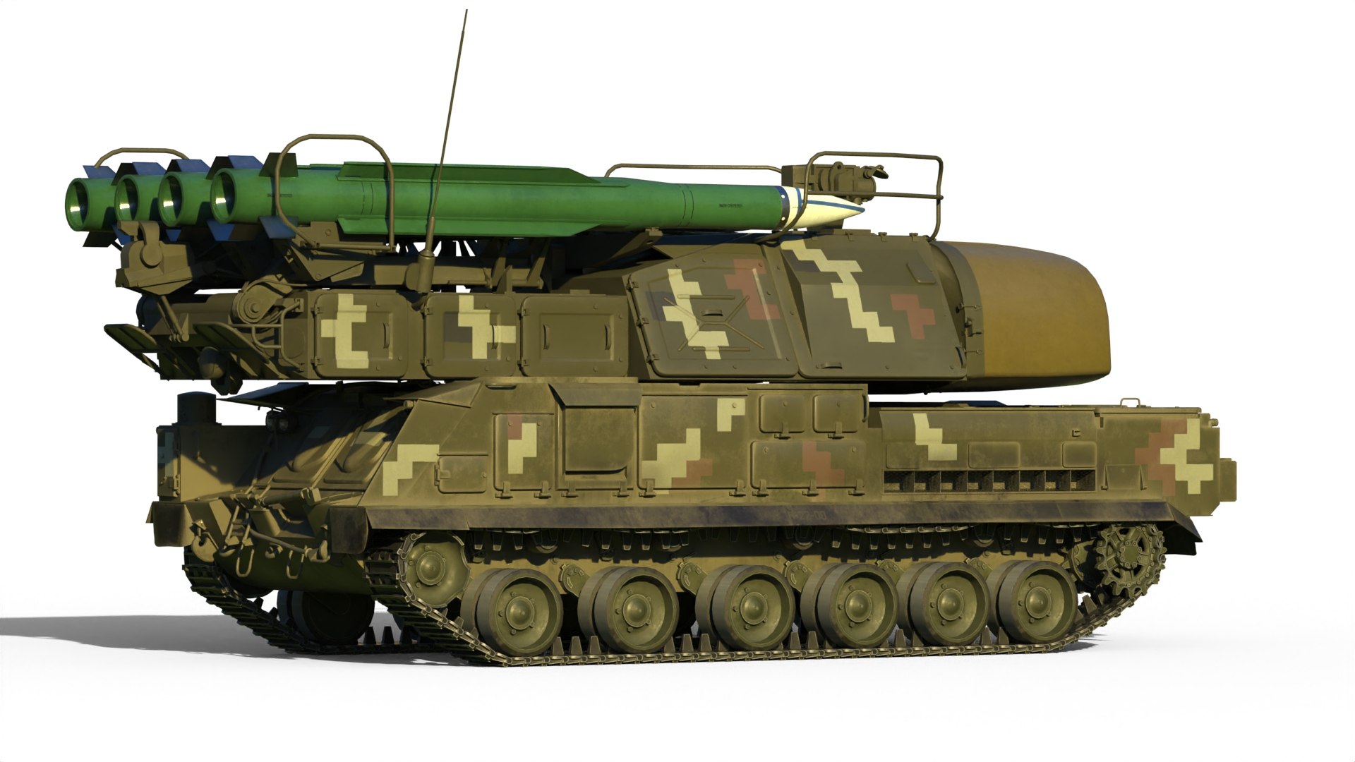 3D Model Buk M1 SA-11 Gadfly Missile Systems - TurboSquid 2121051