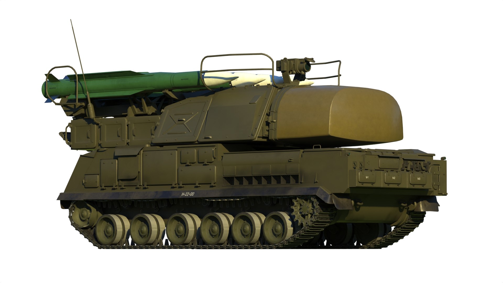 3D Model Buk M1 SA-11 Gadfly Missile Systems - TurboSquid 2121051