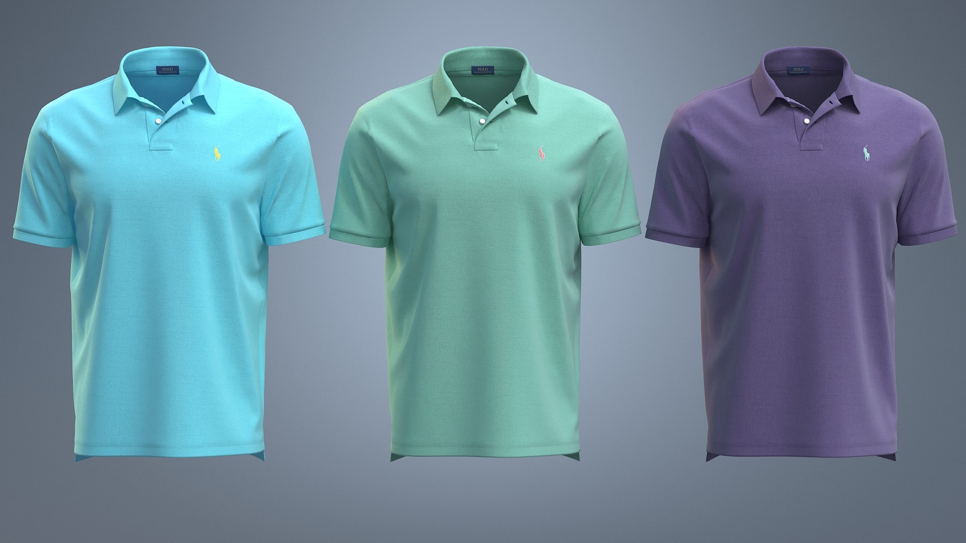 Ralph Lauren Men's Polo Blue Collection Model - TurboSquid 1728720