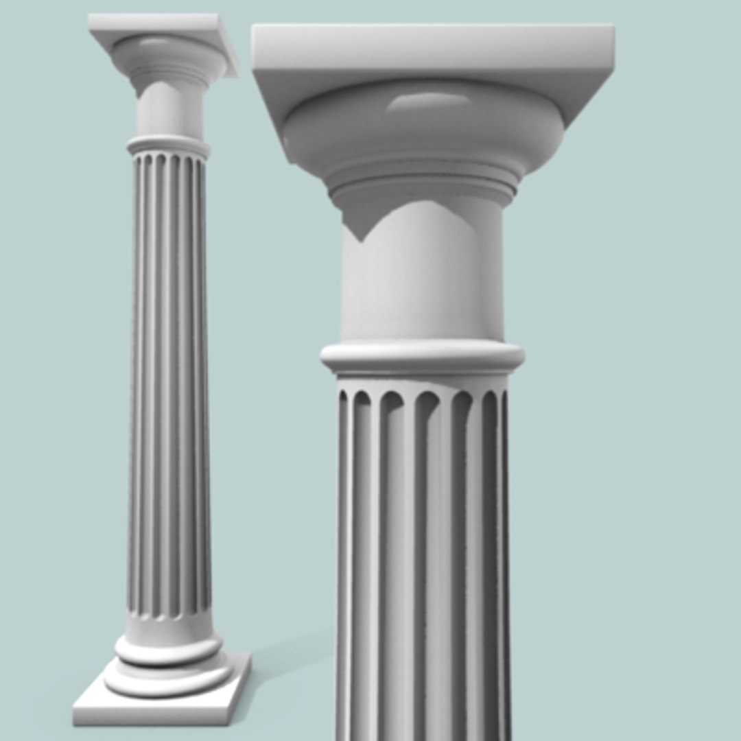 Doric Column 3d Model