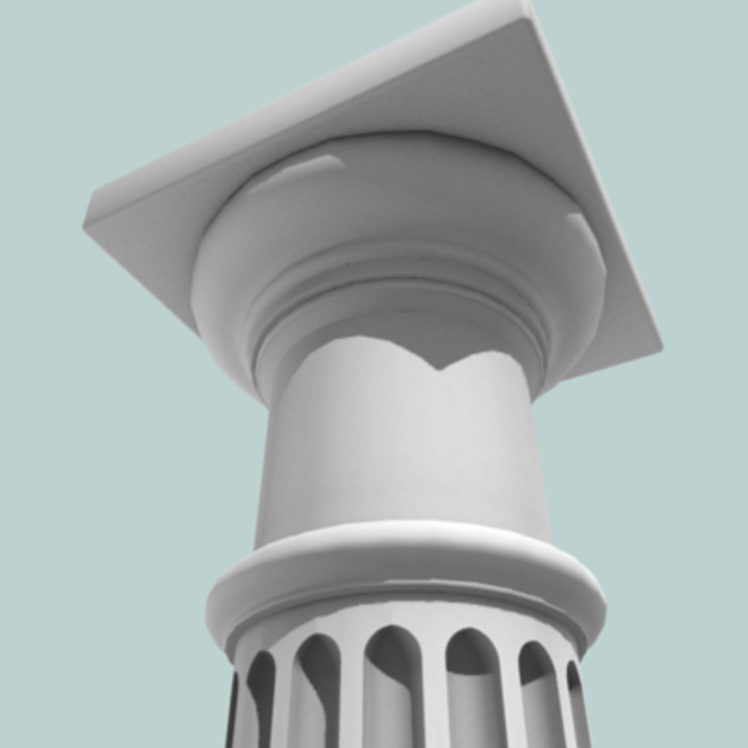 Doric Column 3d Model