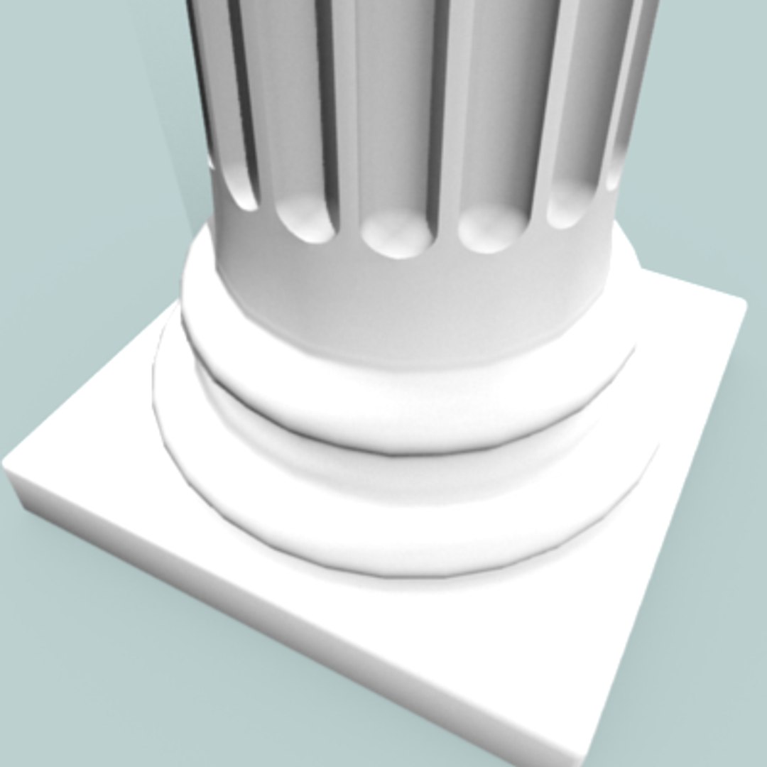 Doric Column 3d Model