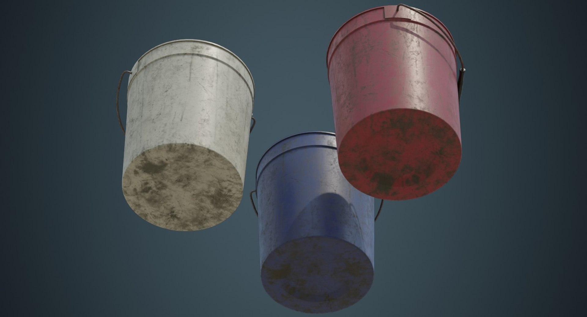 Bucket Contains 2b 3D Model - TurboSquid 1571937