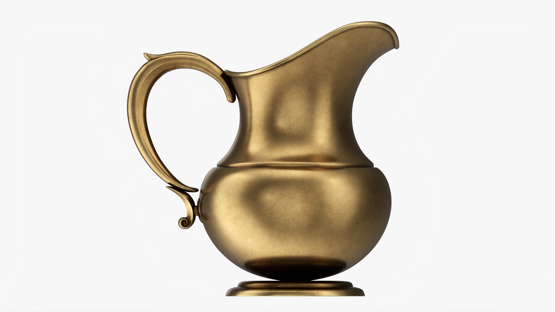3D model Antique metal jug - TurboSquid 1770393