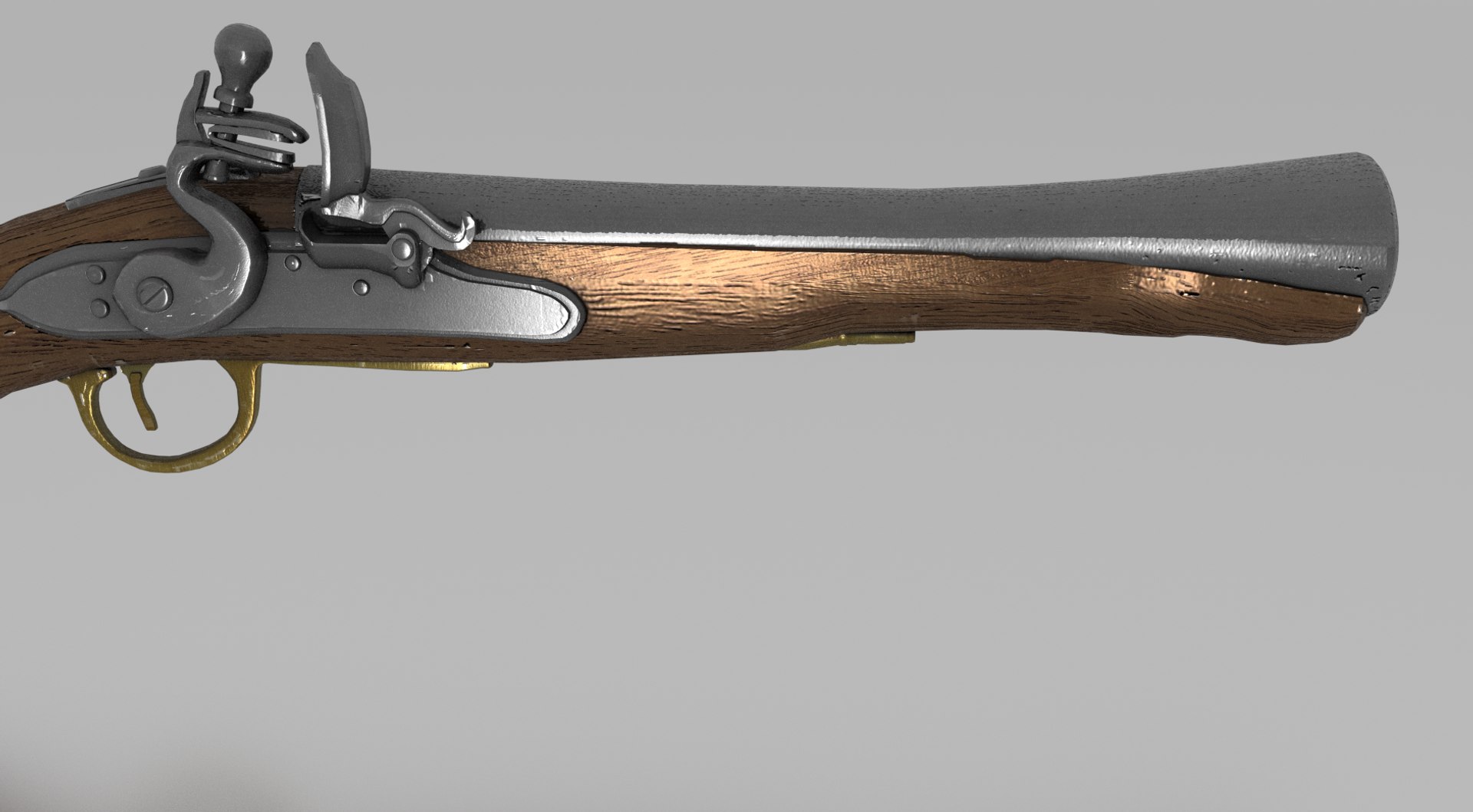 3D blunderbuss s model - TurboSquid 1563868