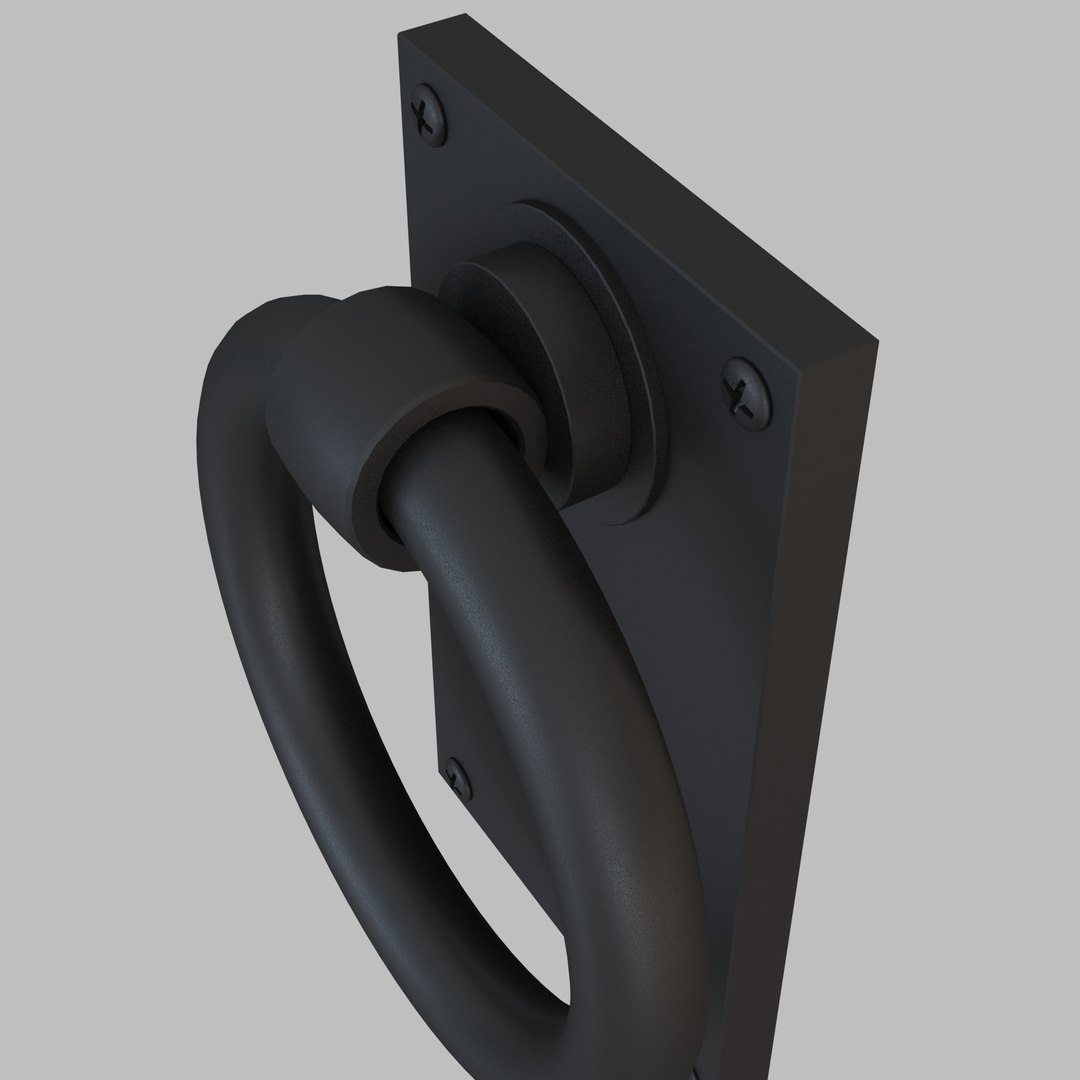3D Gate Ring Handle model - TurboSquid 2098269