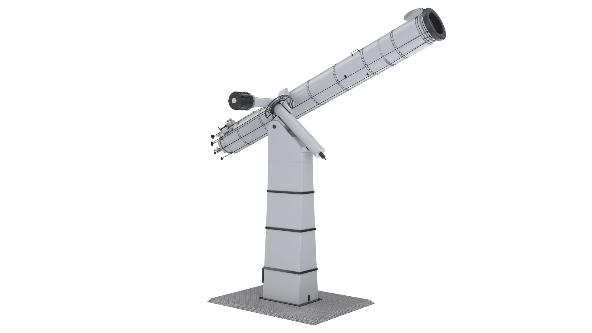 Observatory Telescope 3D - TurboSquid 2276413