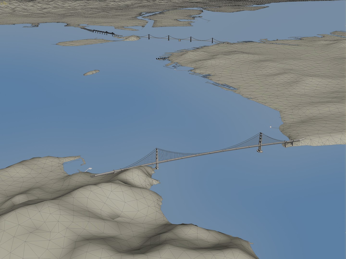 Terrain San Francisco Bay 3D Model - TurboSquid 1444851