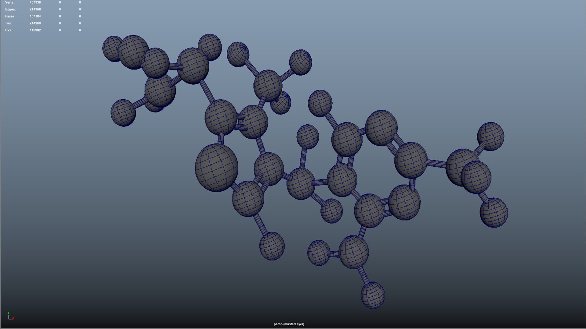 Vitamin B1 Molecular Structure 3D Model - TurboSquid 2192941