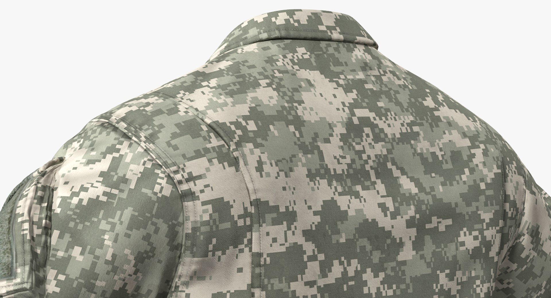 3D Army Acu Jacket Model - TurboSquid 1417934