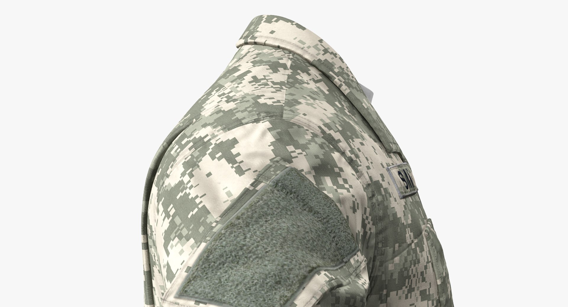 3D Army Acu Jacket Model - TurboSquid 1417934