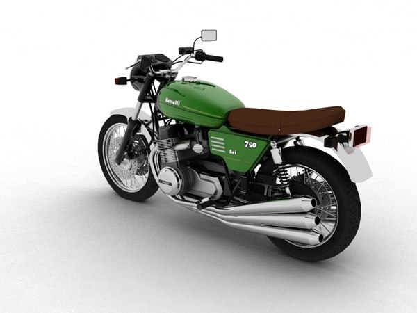 benelli 750 sei 1976 3d obj