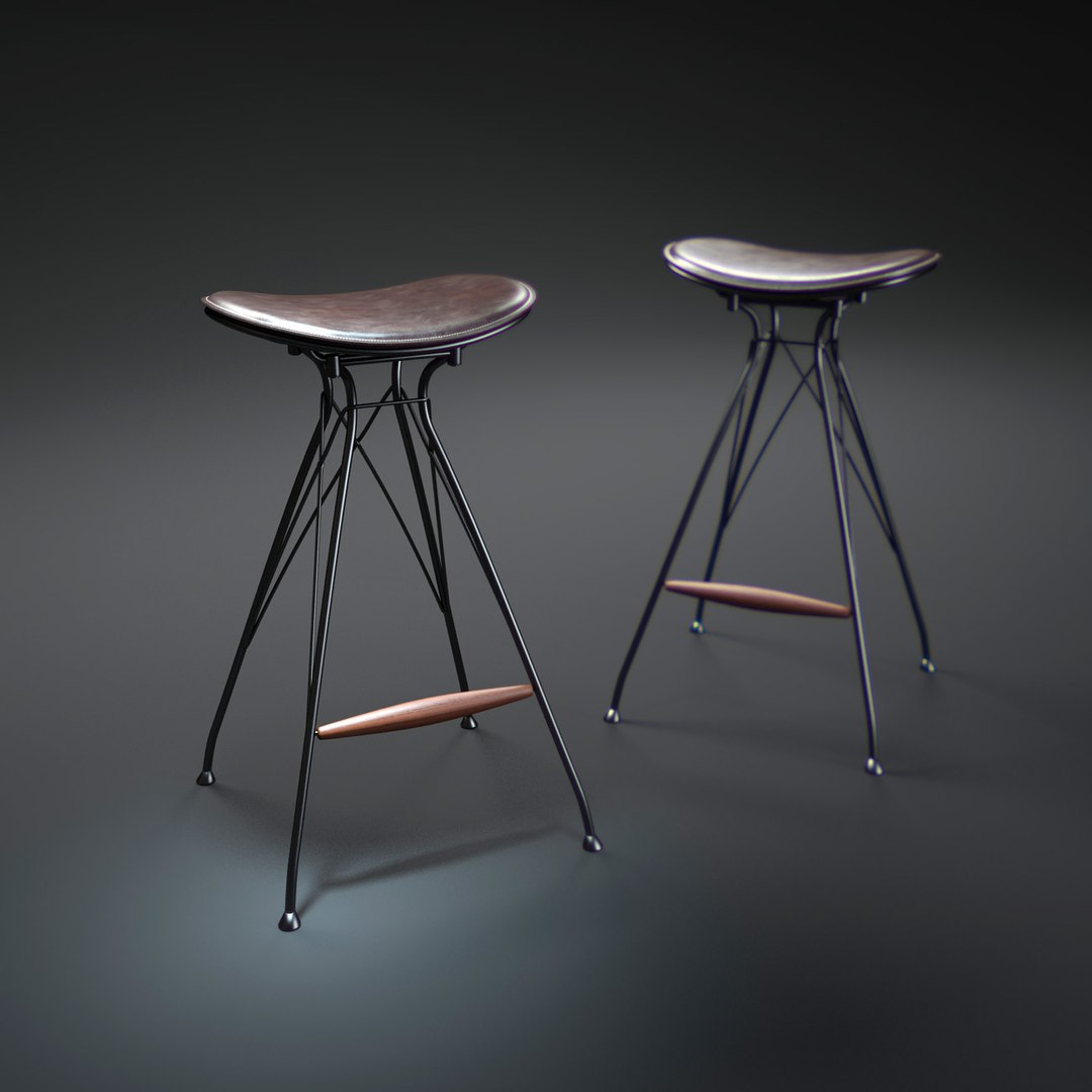 Wire-bar-stool Max
