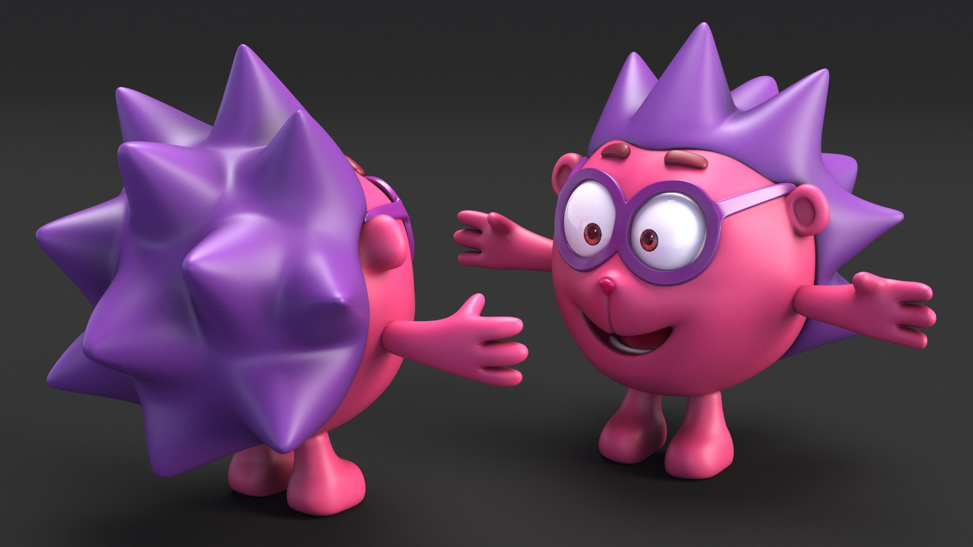 Kikoriki Chiko Character T-pose 3D Model - TurboSquid 2121422