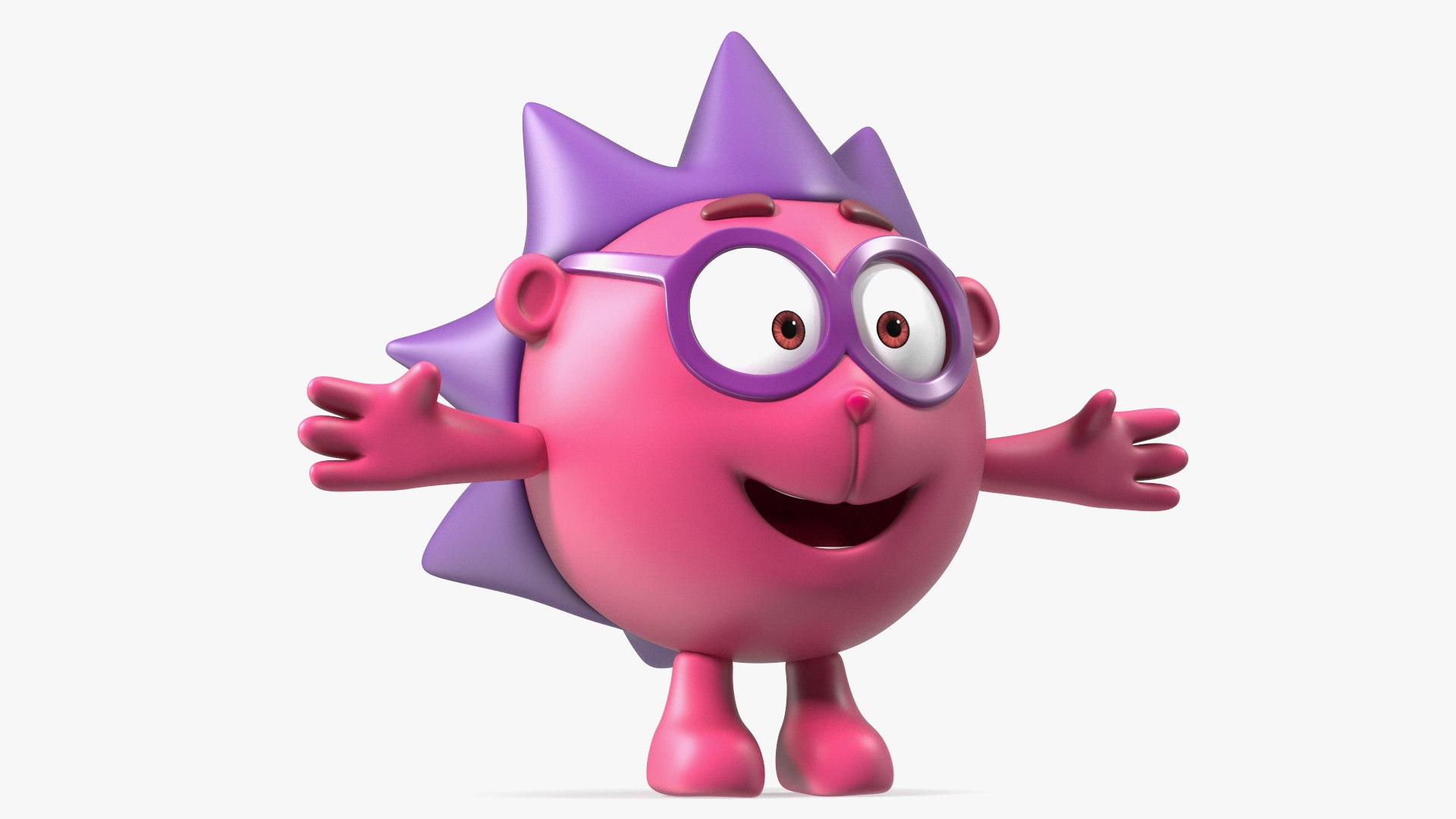 Kikoriki Chiko Character T-pose 3D model - TurboSquid 2121422