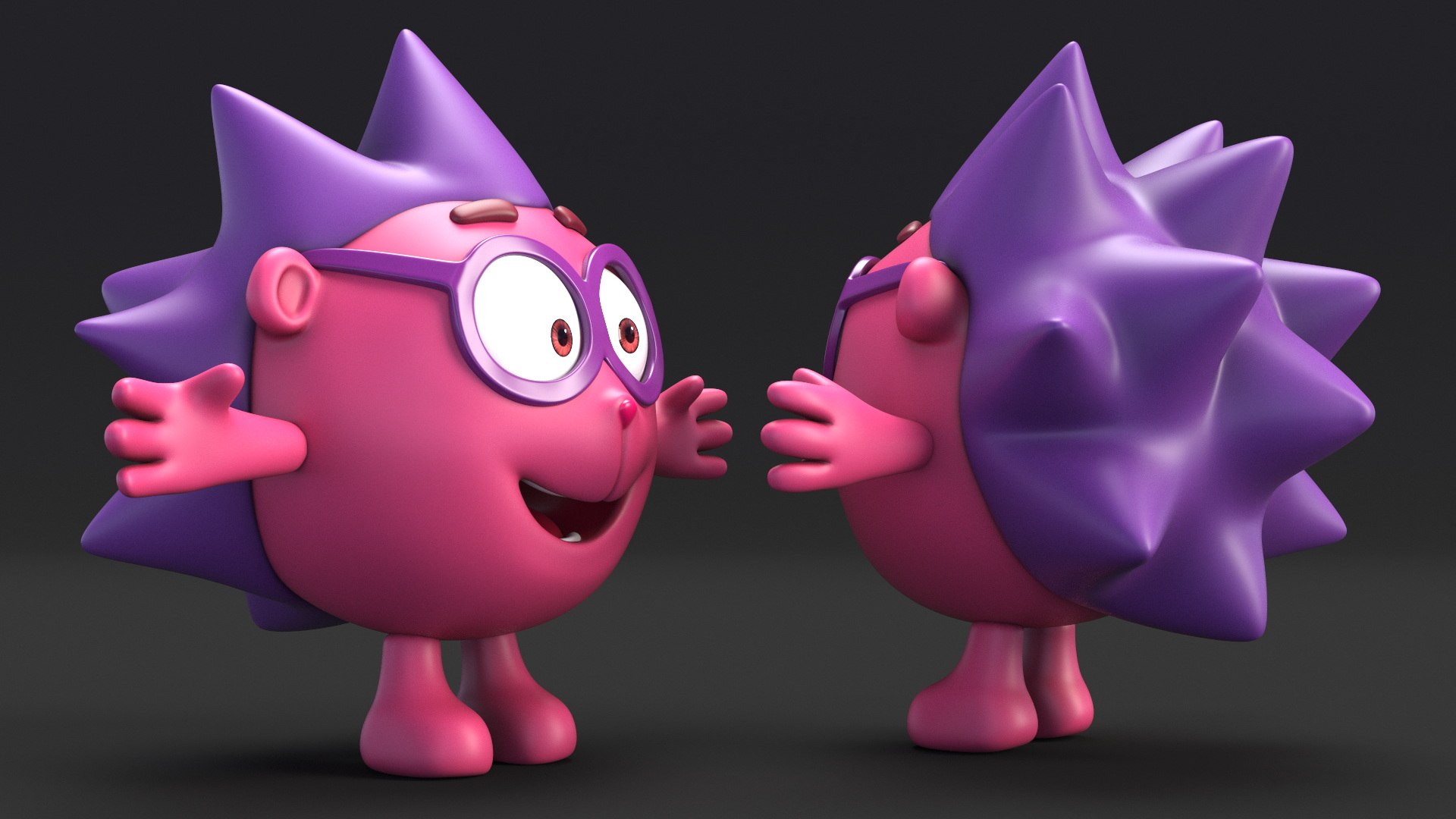 Kikoriki Chiko Character T-pose 3D Model - TurboSquid 2121422