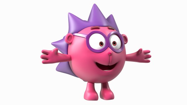 3D модель Смешарики Чико Персонаж Т-поза - TurboSquid 2121422