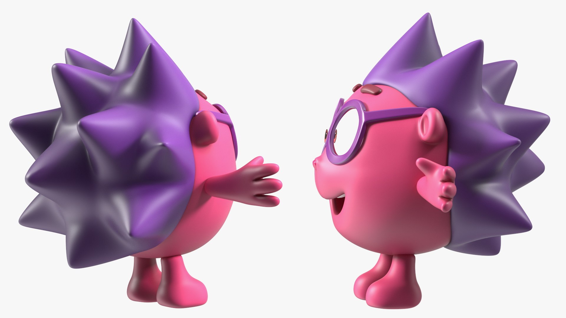 Kikoriki Chiko Character T-pose 3D Model - TurboSquid 2121422