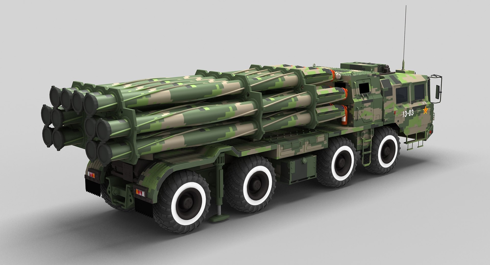 3D Chinese Phl03 Multiple Launch - TurboSquid 1407349