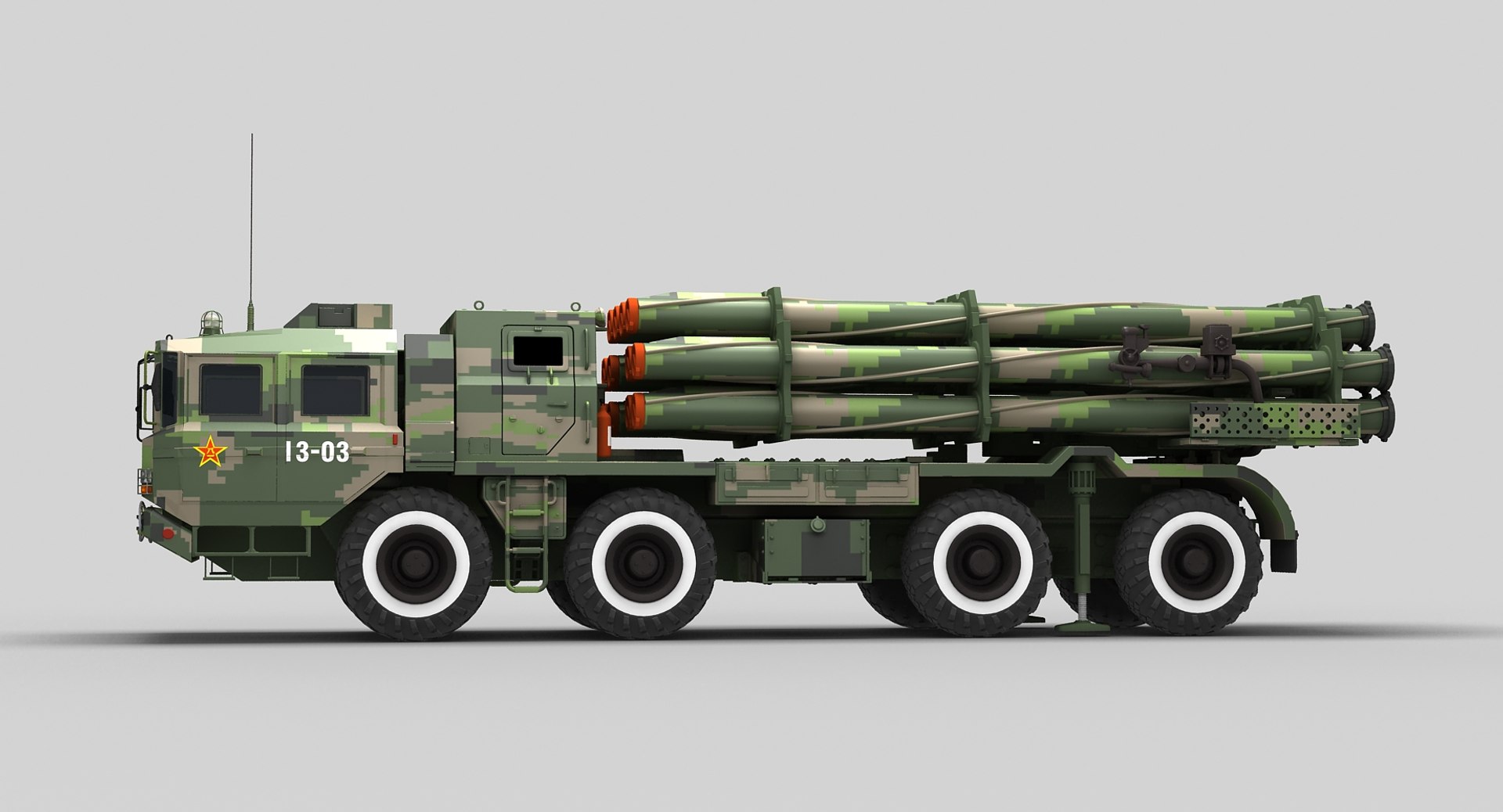 3D Chinese Phl03 Multiple Launch - TurboSquid 1407349