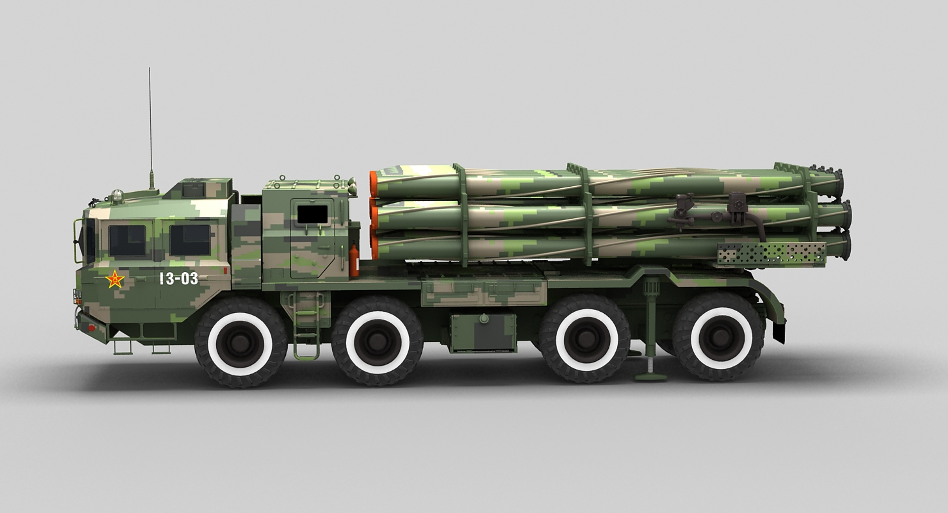 3D Chinese Phl03 Multiple Launch - TurboSquid 1407349