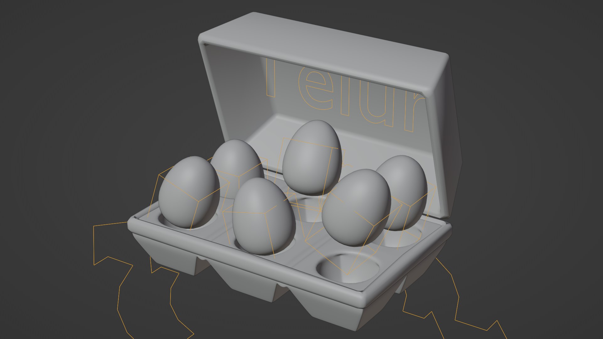 3D 3D Egg Container - TurboSquid 2313957