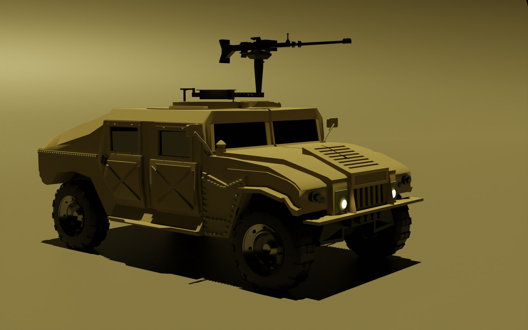 3D Humvee Military Truck Model - TurboSquid 1941259