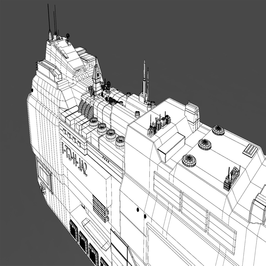 Command Ship 3D Model - TurboSquid 1188679