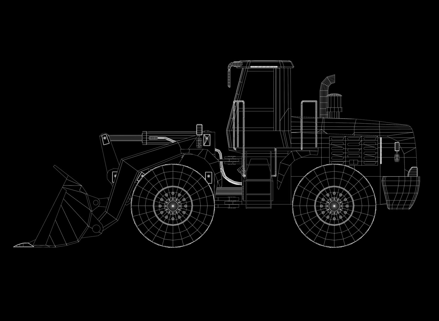 end loader 3d model