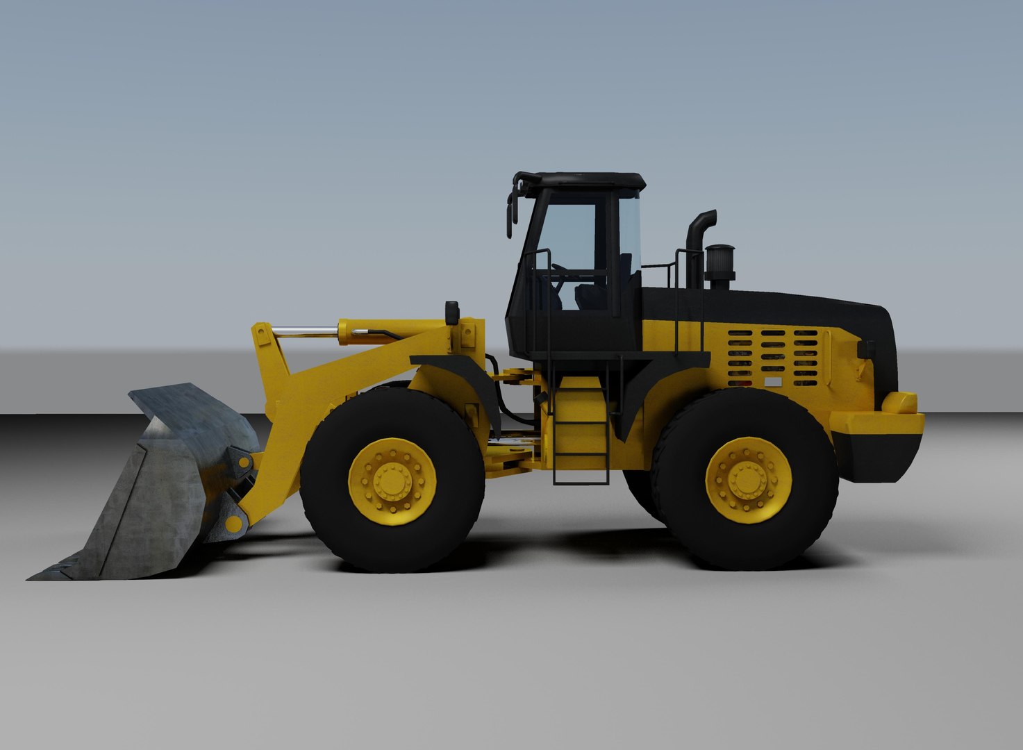 end loader 3d model