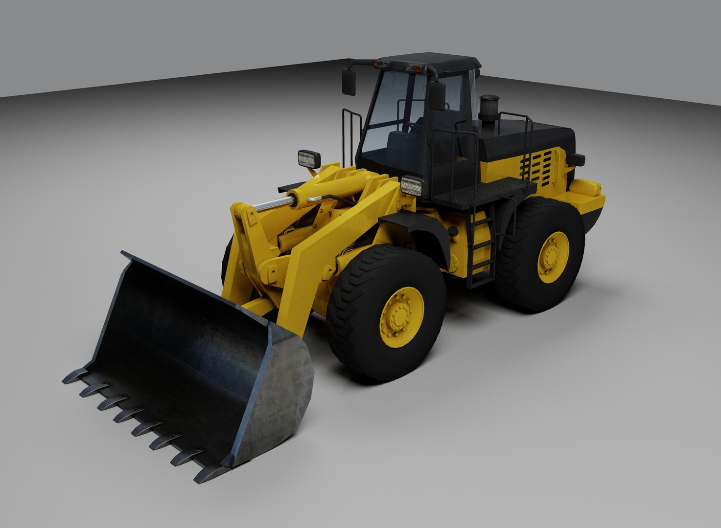 end loader 3d model