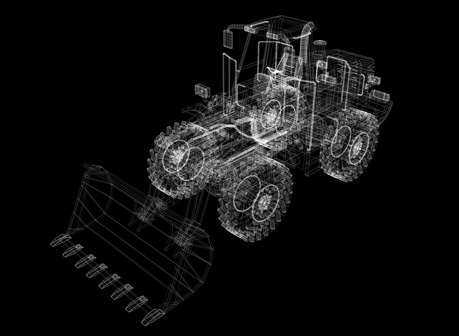 end loader 3d model