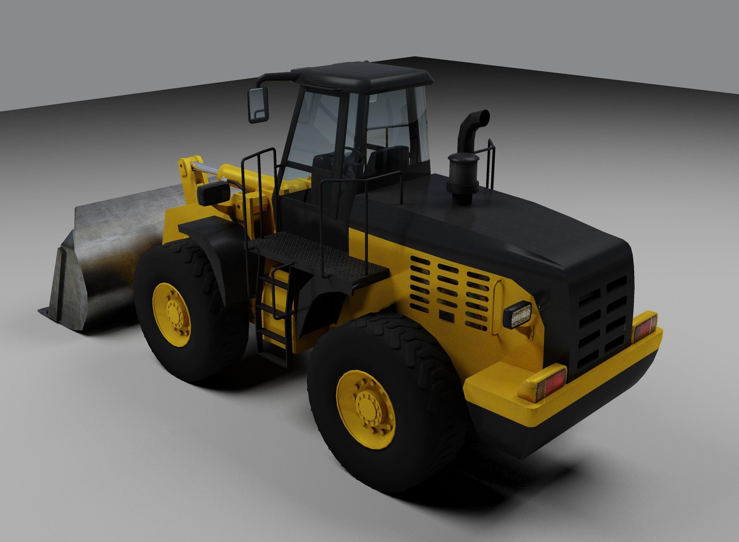 end loader 3d model