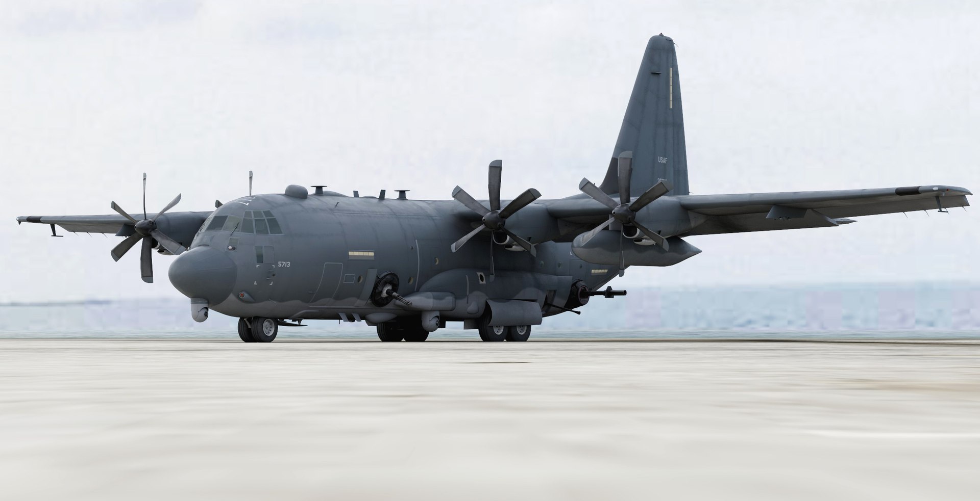 Lockheed Martin AC-130J Ghostrider Gunship 3D - TurboSquid 2480762