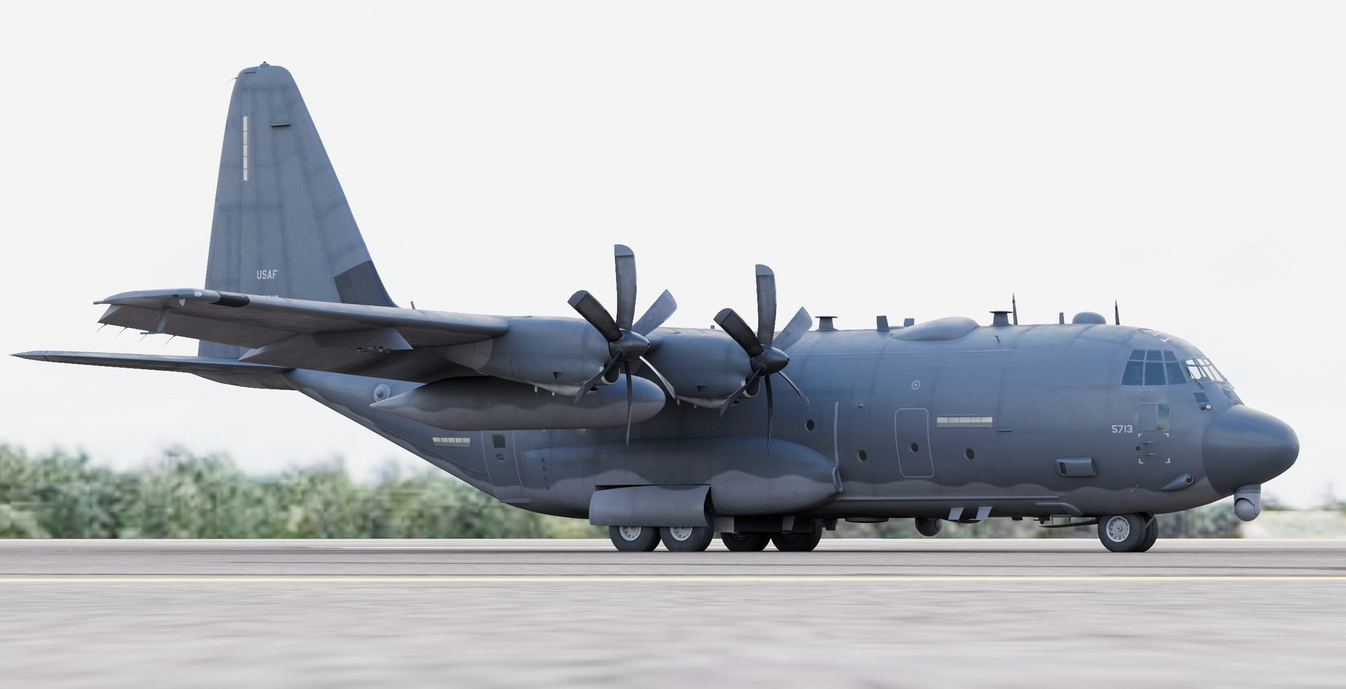 Lockheed Martin AC-130J Ghostrider Gunship 3D - TurboSquid 2480762