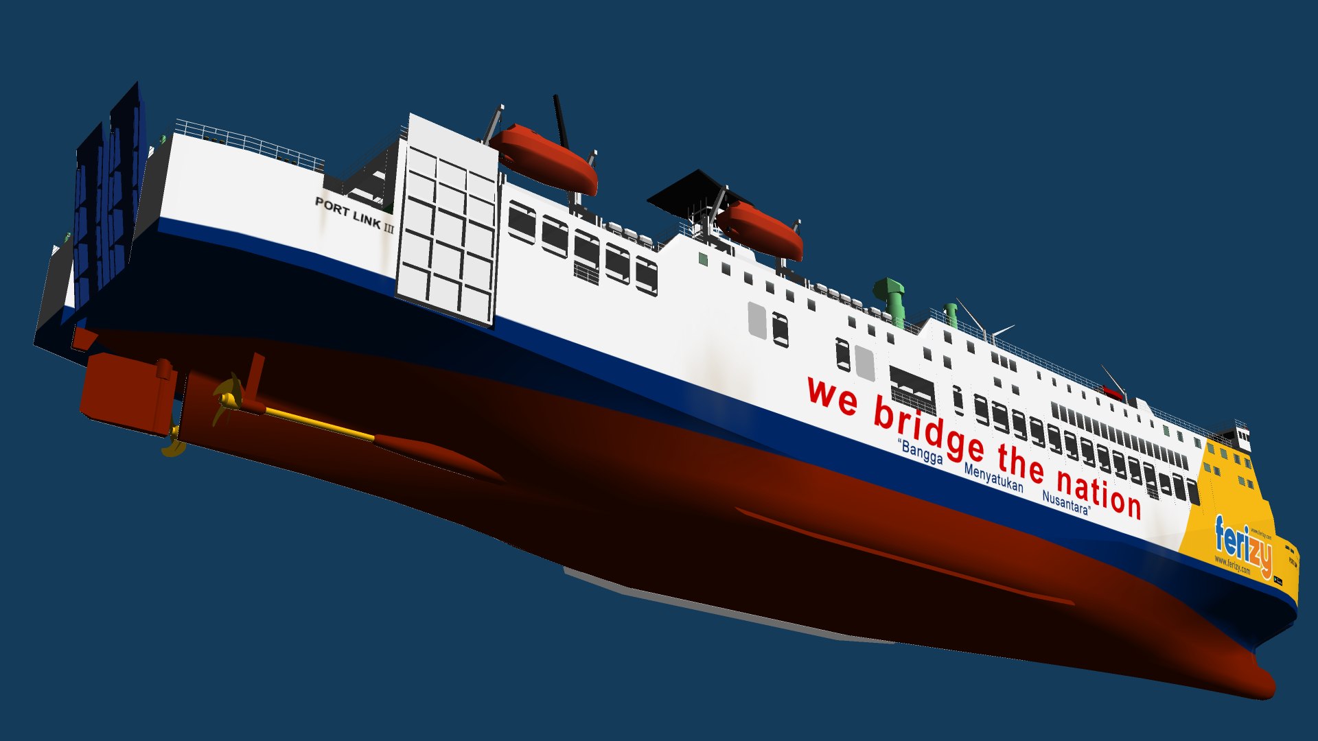 MV Port Link III 3D - TurboSquid 1971138