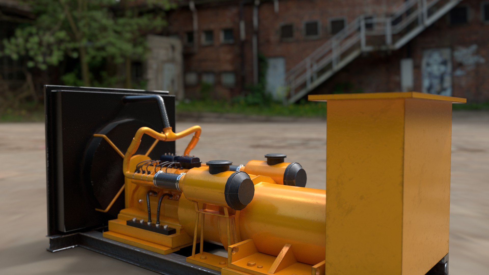 3D Power Generator - TurboSquid 2094868