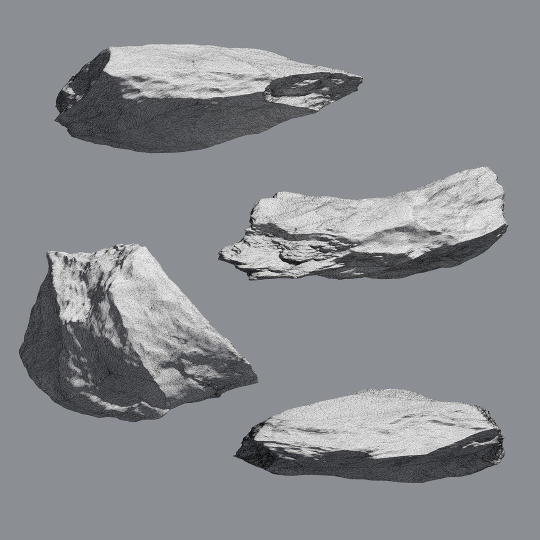 Stone Set 7 C 3D Model - TurboSquid 1896207