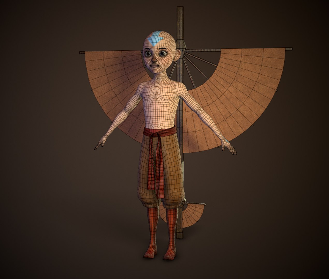 3D Aang Rig - TurboSquid 1609614