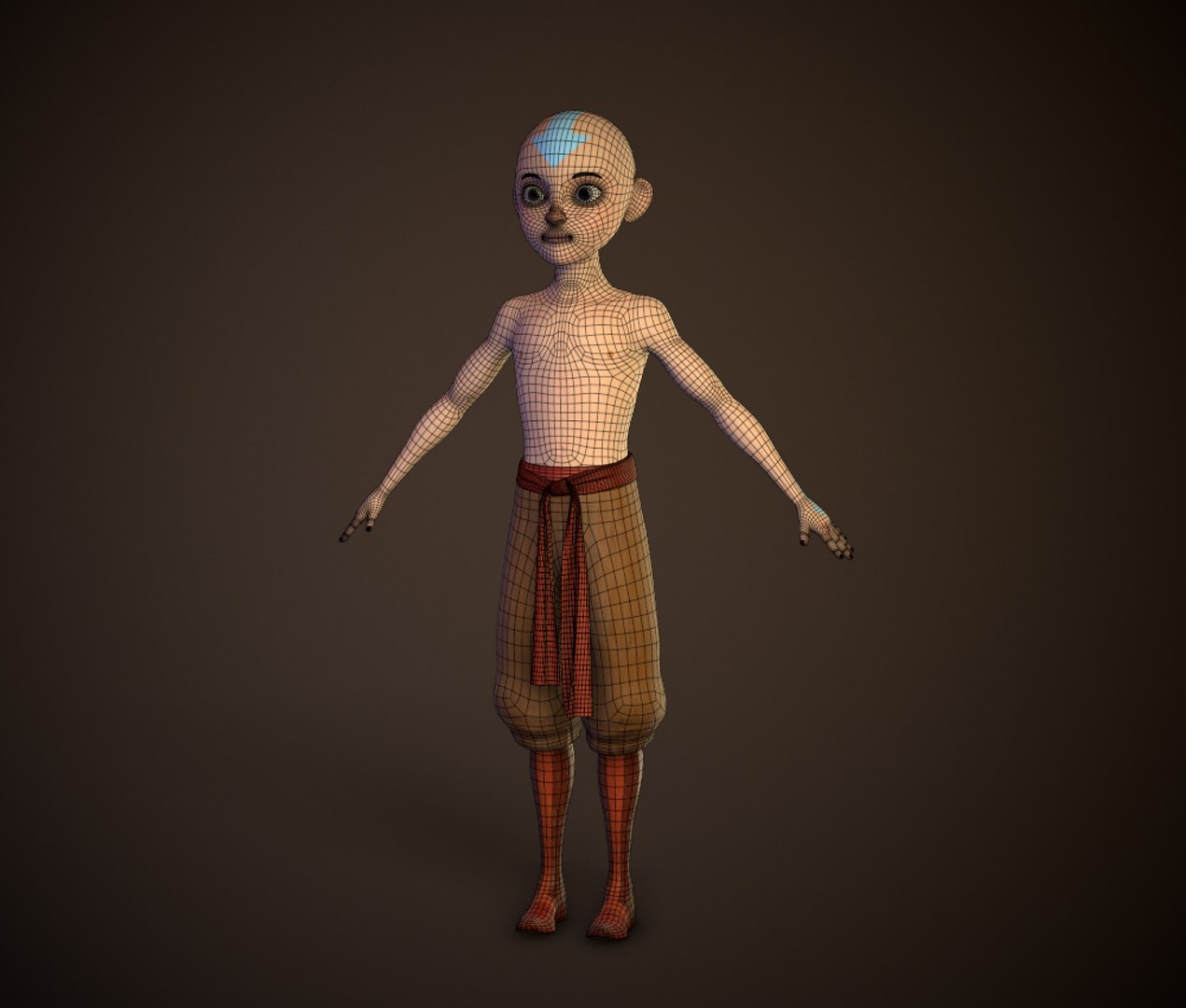 3D Aang Rig - TurboSquid 1609614