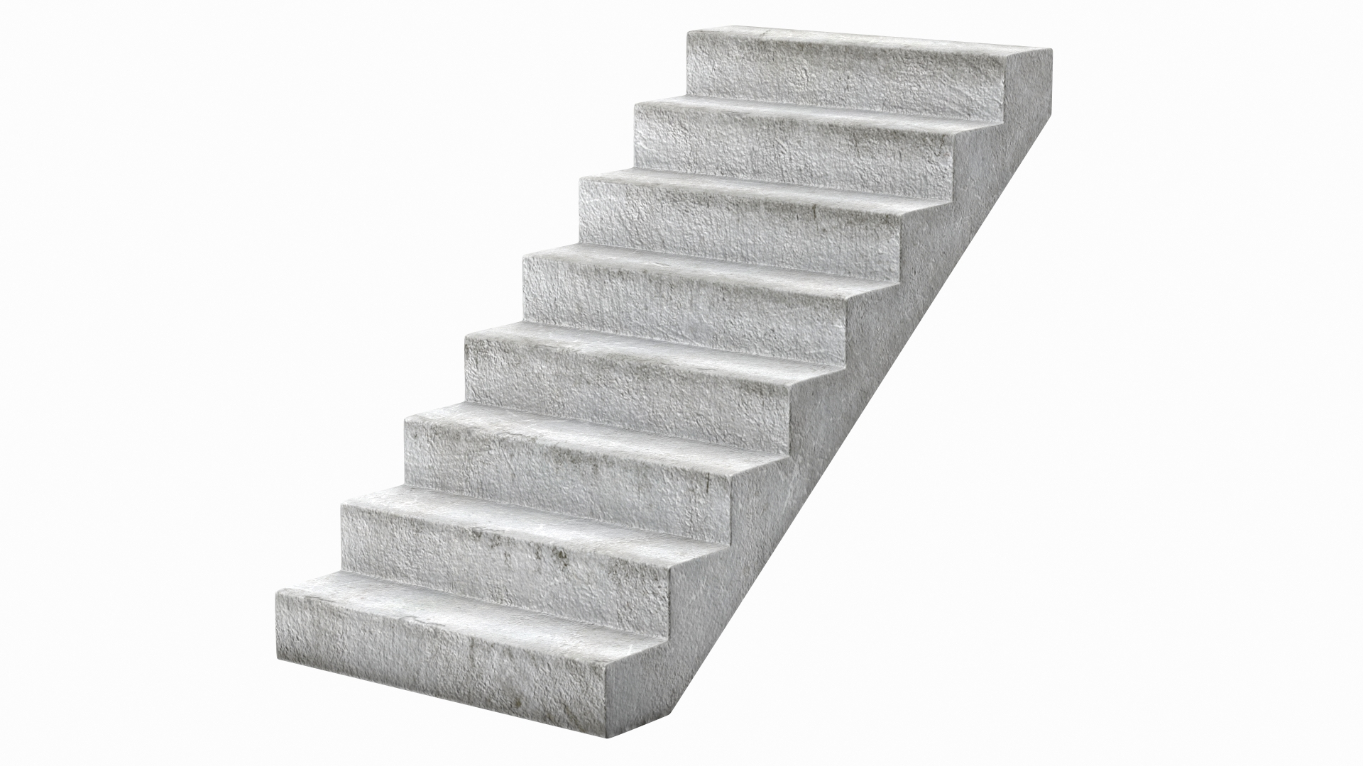 Concrete Stairs 3D - TurboSquid 1685547