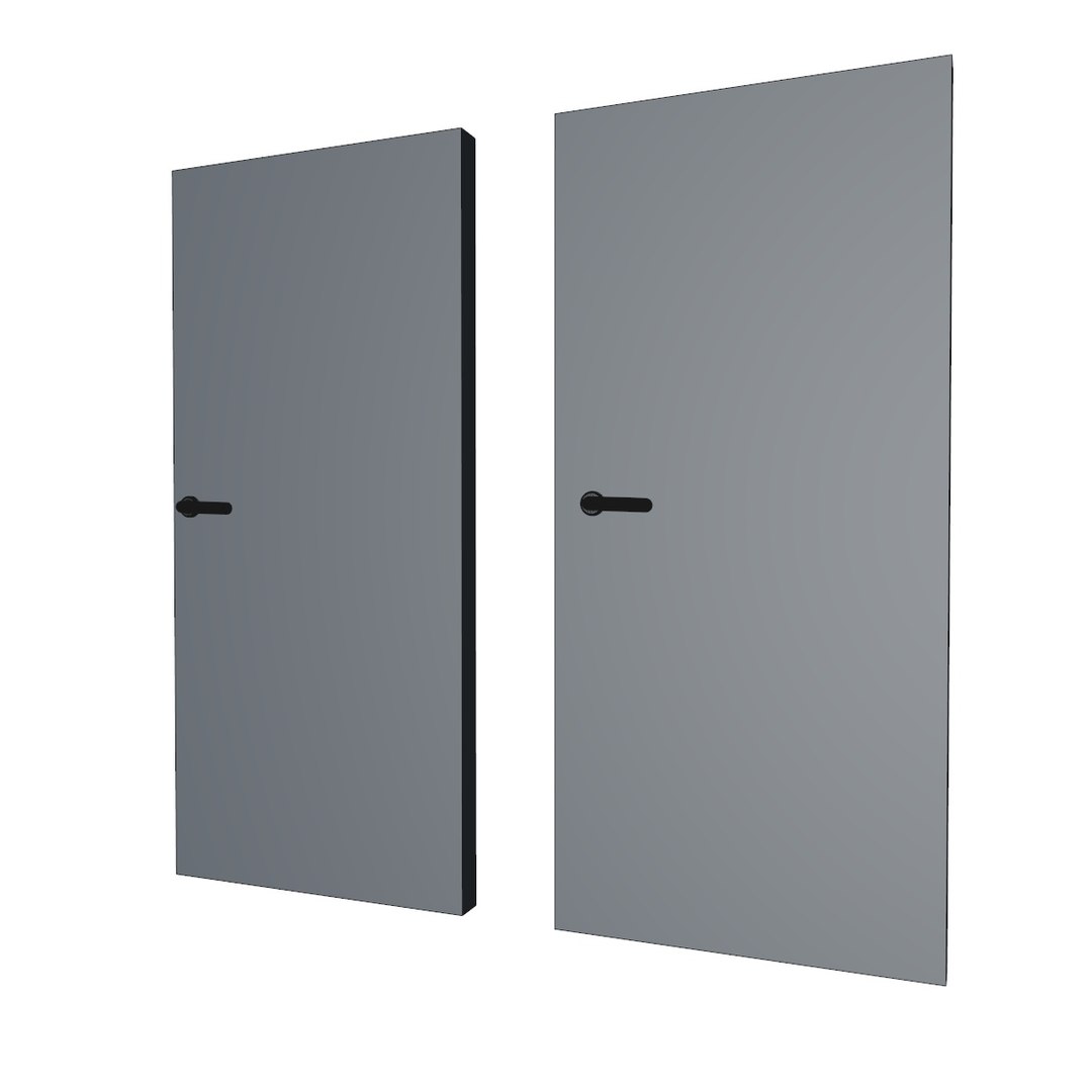 3d Model Of Realistic Doors