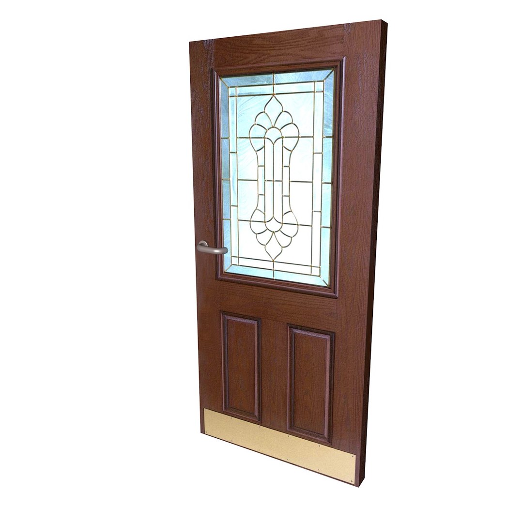 3d Model Of Realistic Doors