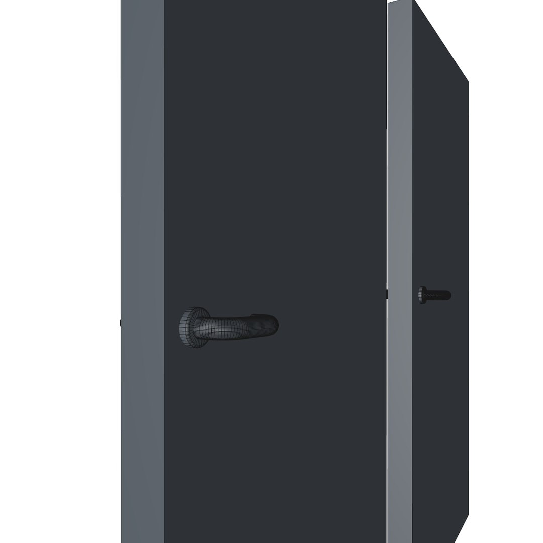 3d Model Of Realistic Doors