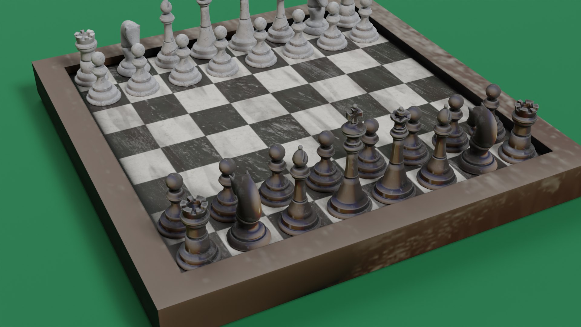 Chess Board 3D Model - TurboSquid 1924941