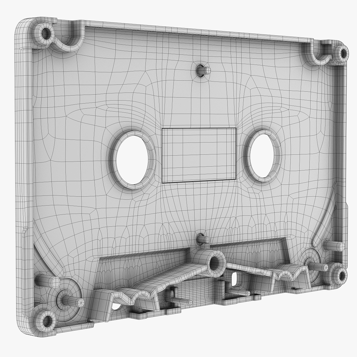 music cassette tape obj