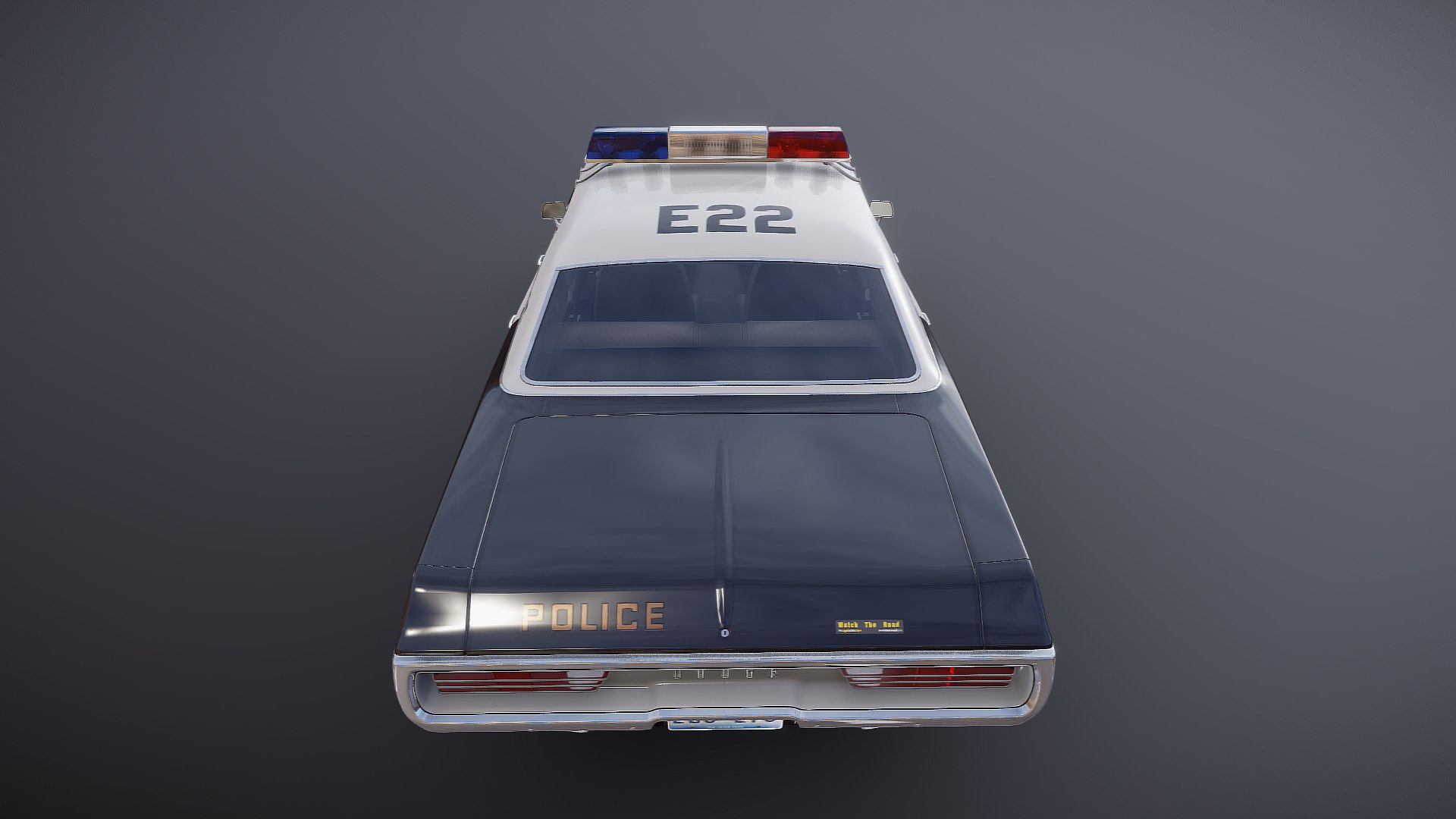Dodge Police Patrol Car Model - TurboSquid 2210997