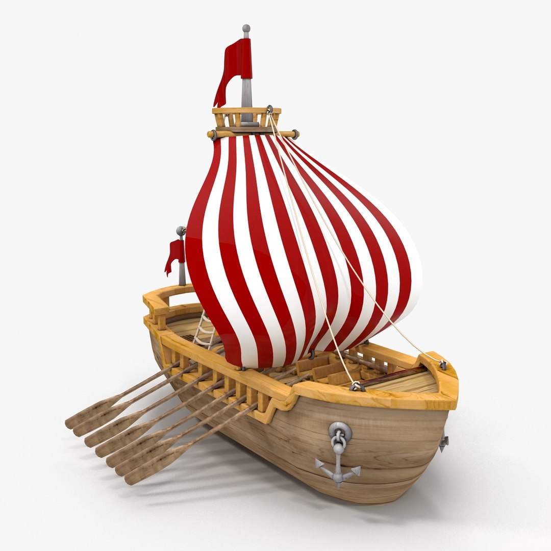 3d Max Cartoon Ship