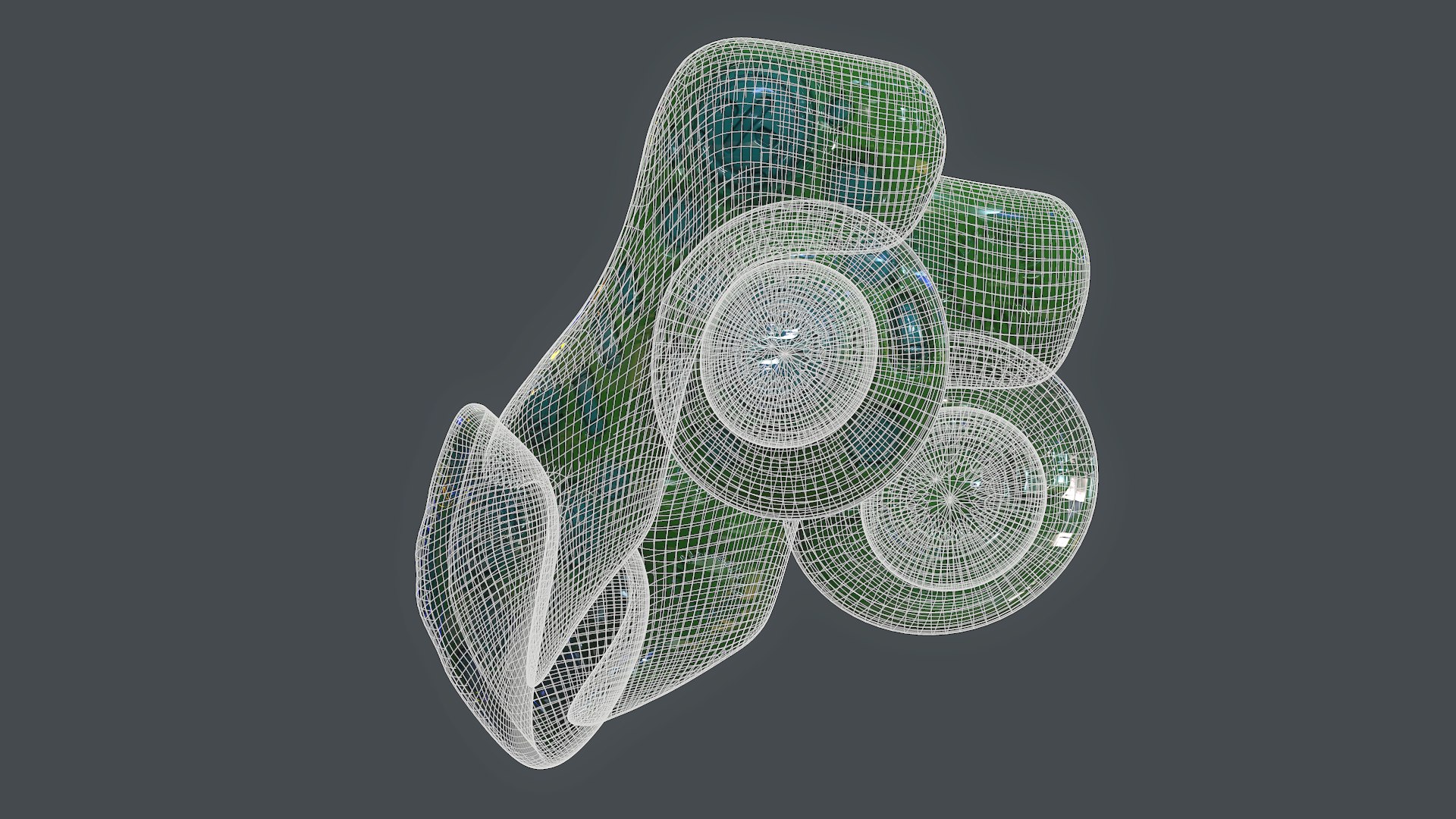 Gas mask respirator scifi futuristic model 3D model 3D model ...